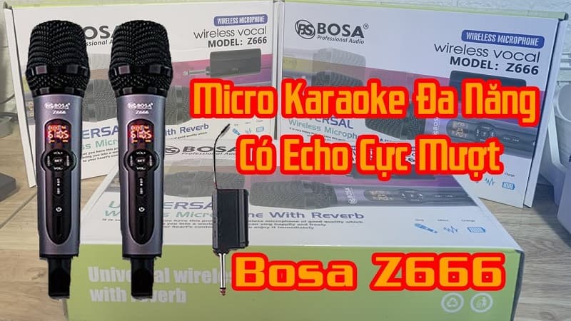 Ưu điểm nổi bật của Echo Bosa Z666