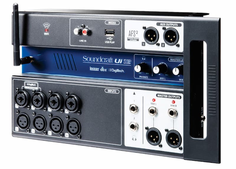 Đánh giá Mixer Soundcraft UI 12 di động, chất lượng cao